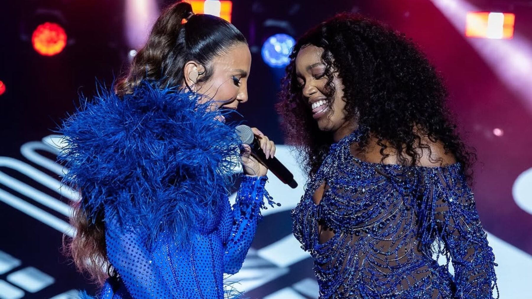 Ivete recebe Iza, Naldo Benny e Fundo de Quintal em show no Rio